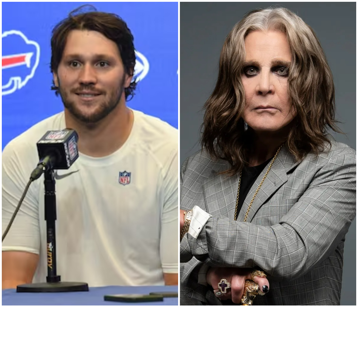 Josh Allen choked up in gratitude to Ozzy Osbourne: 'Iron Man' was the ...
