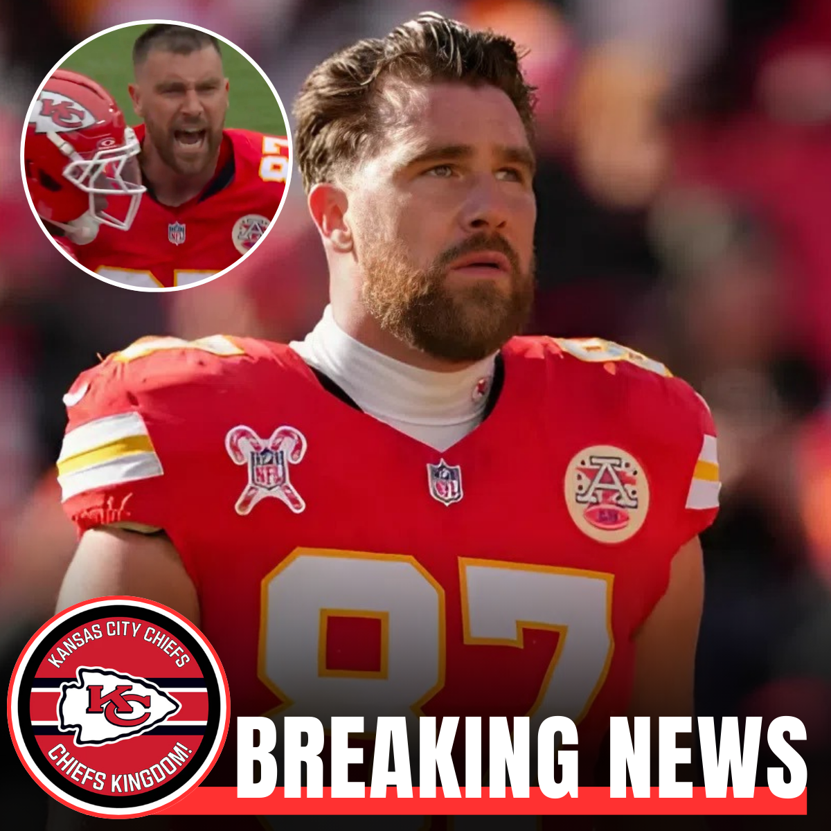 VIDEO CAUSES A STORM: Travis Kelce burst into tears, openly complaining about the performance ...