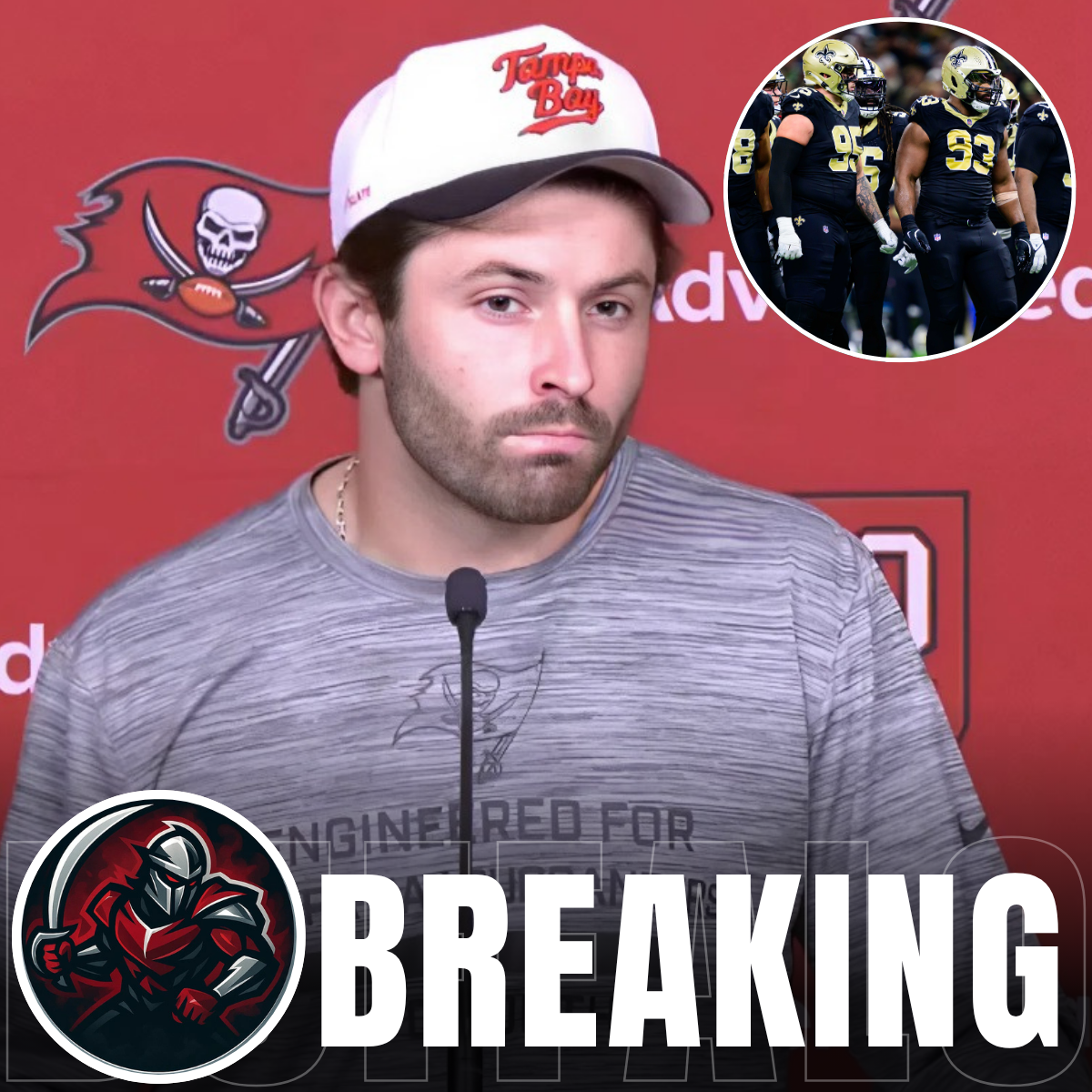 BREAKING: Tampa Bay Buccaneers quarterback Baker Mayfield is having a disagreement with the New ...