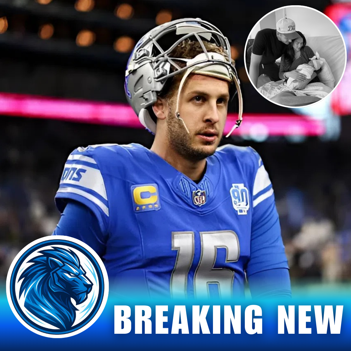 SAD NEWS: Detroit Lions fans burst into tears and prayed for Jared Goff ...